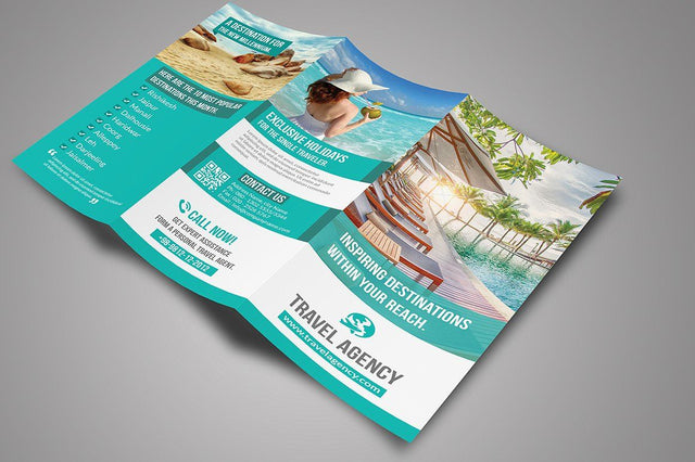 Tri-Fold Brochures (Trípticos) 11"x8.5" – Innova Printing